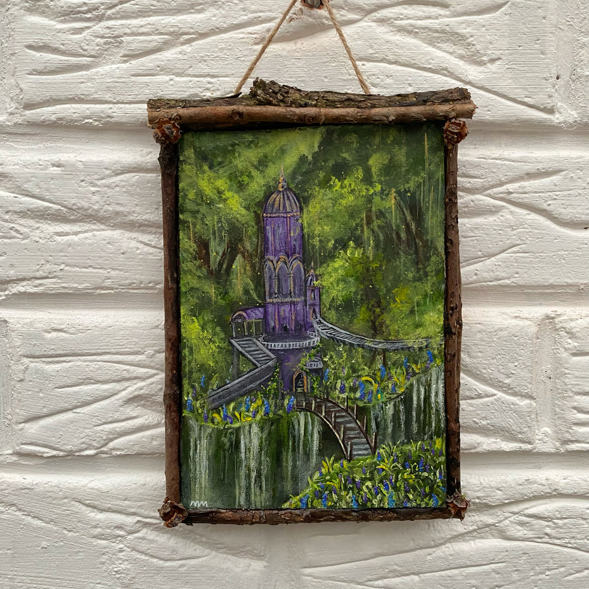 Violet realm & twig frame – Mxrixhapaints.com